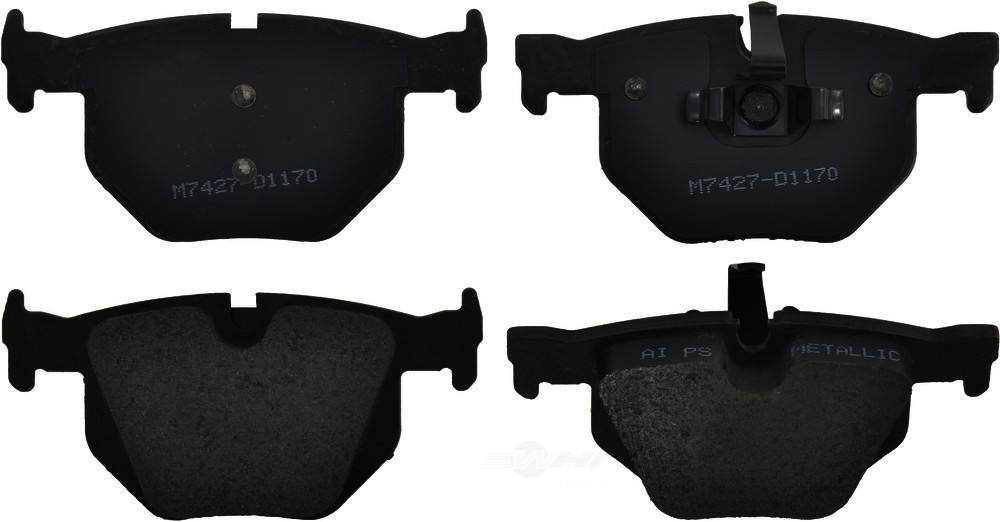 Disc Brake Pad Set-PSM Semi-Met Disc Brake Pad Rear Autopart Intl 1402 ...