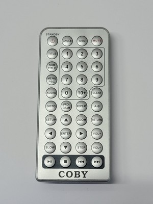 Coby JX-2001D Portable DVD Original Replacement Remote for TF-DVD450 w ...