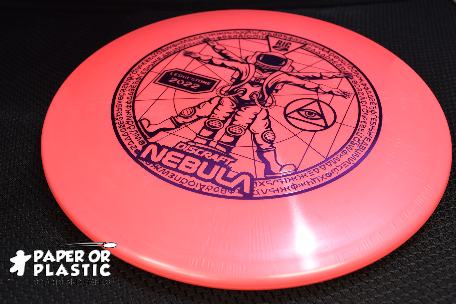 Discraft Ledgestone 2022 BIG Z NEBULA Disc Golf 174 G Mid-Range Dark ...