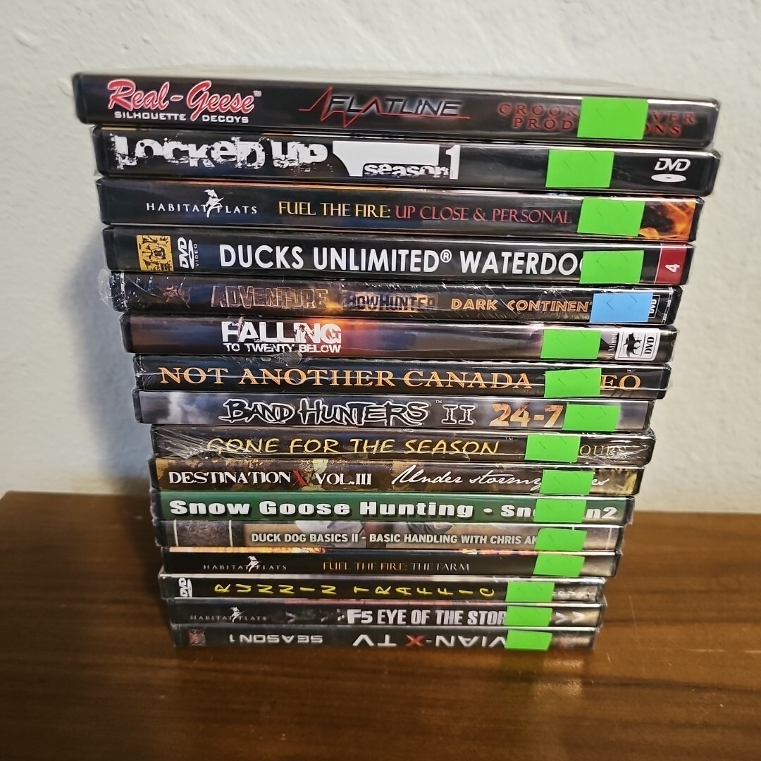 Lot Of 15 New And Sealed Duck Hunting Dvds Geese Dog Hunt Ducks Lot 4 ...