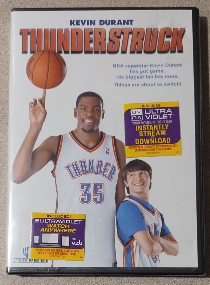 THUNDERSTRUCK DVD, 2012 Kevin Durant, Taylor Gray, Jim Belushi, NBA ...