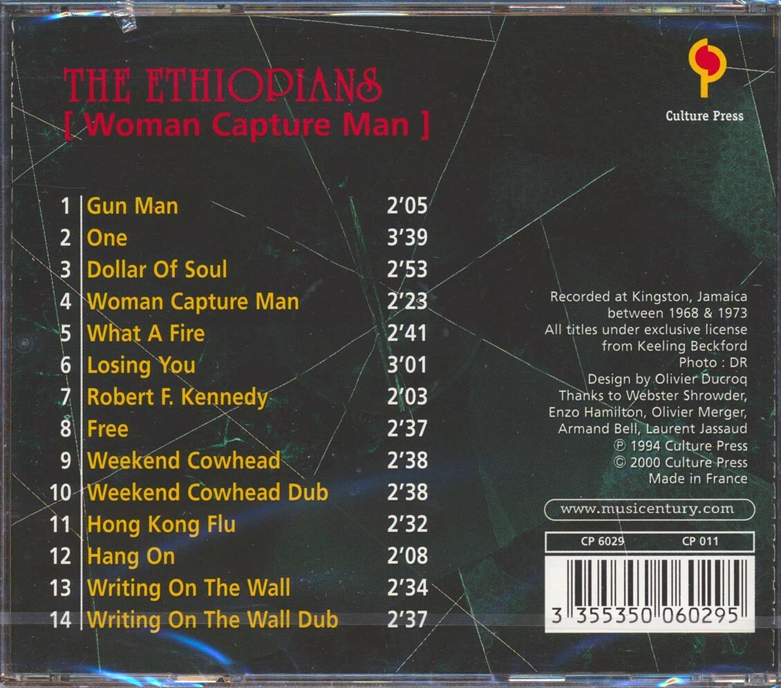Woman Capture Man by The Ethiopians (CD, Culture Press) for sale online ...