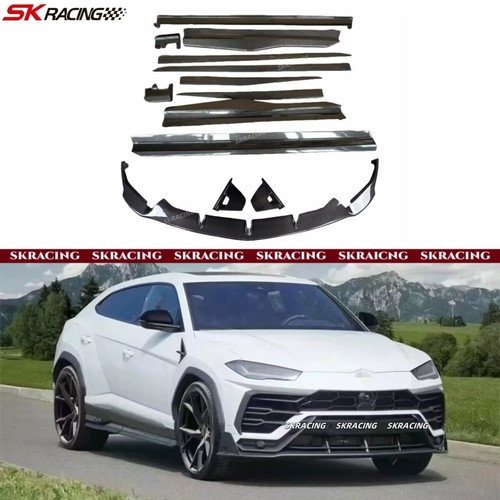 Carbon Fiber Front Bumper Lip Sideskirt Side Step For 2018-22 ...