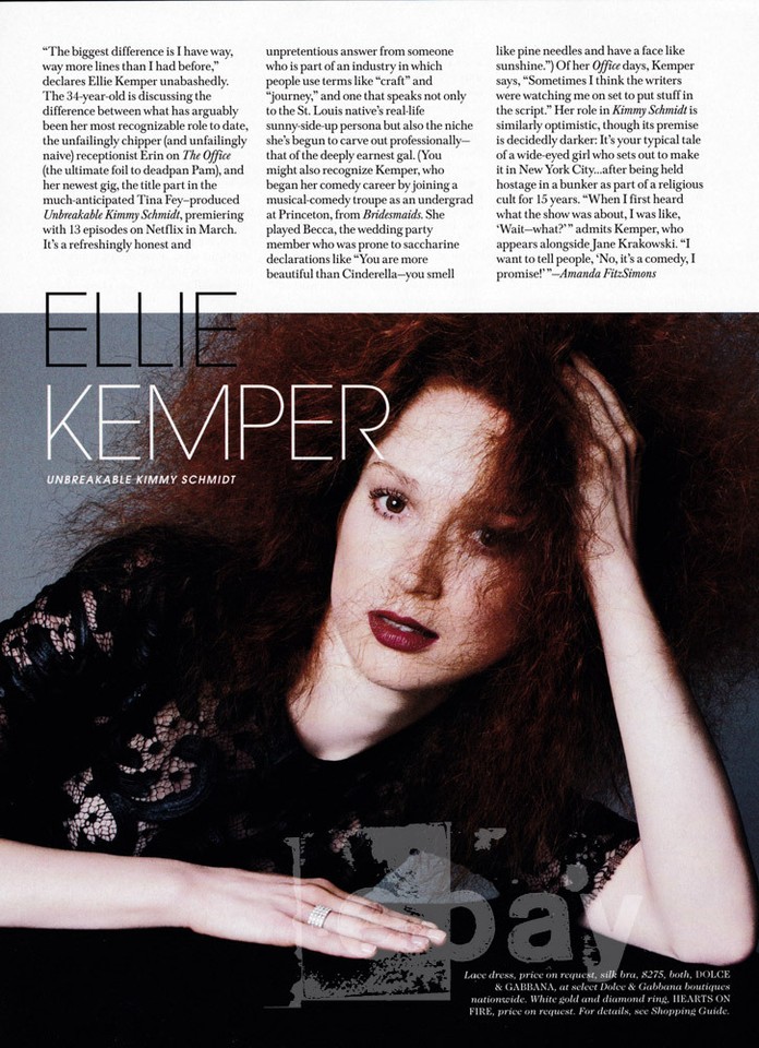 Ellie Kemper / Emily Mortimer 2-page photo clipping 2015 | eBay