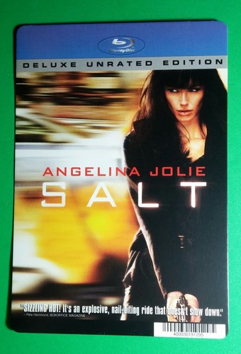 SALT ANGELINA JOLIE BLURAY STYLE COVER ART MINI POSTER BACKER CARD (NOT ...