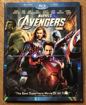 The Avengers (Blu-ray/DVD, 2012, 2-Disc Set, DVD/Blu-ray) 786936826487 ...