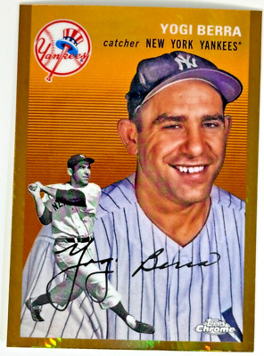 Yogi Berra POSSIBLE ERROR CARD 2023 Topps Chrome Platinum Anniversary ...