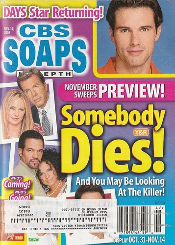 CBS Soaps In Depth Nov 14, 2006 JESSE SOFFER-DAX GRIFFIN-ETHAN ERICKSON ...