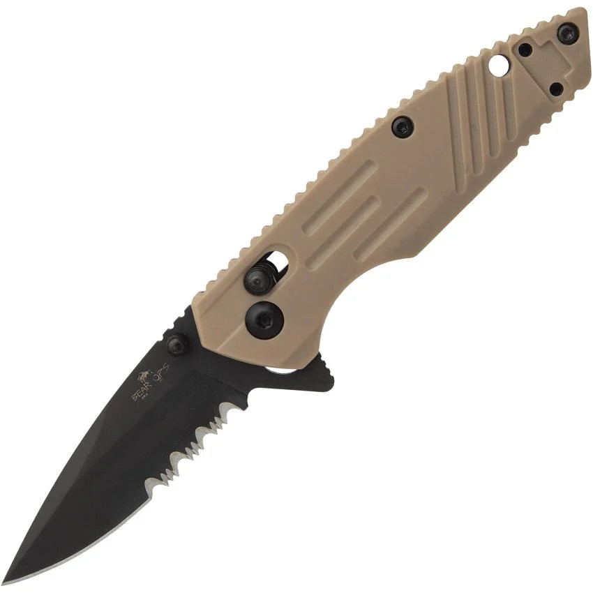 Bear & Son BCMC900DS7BSR Slide Lock Knife Desert Zytel Handle Durable ...