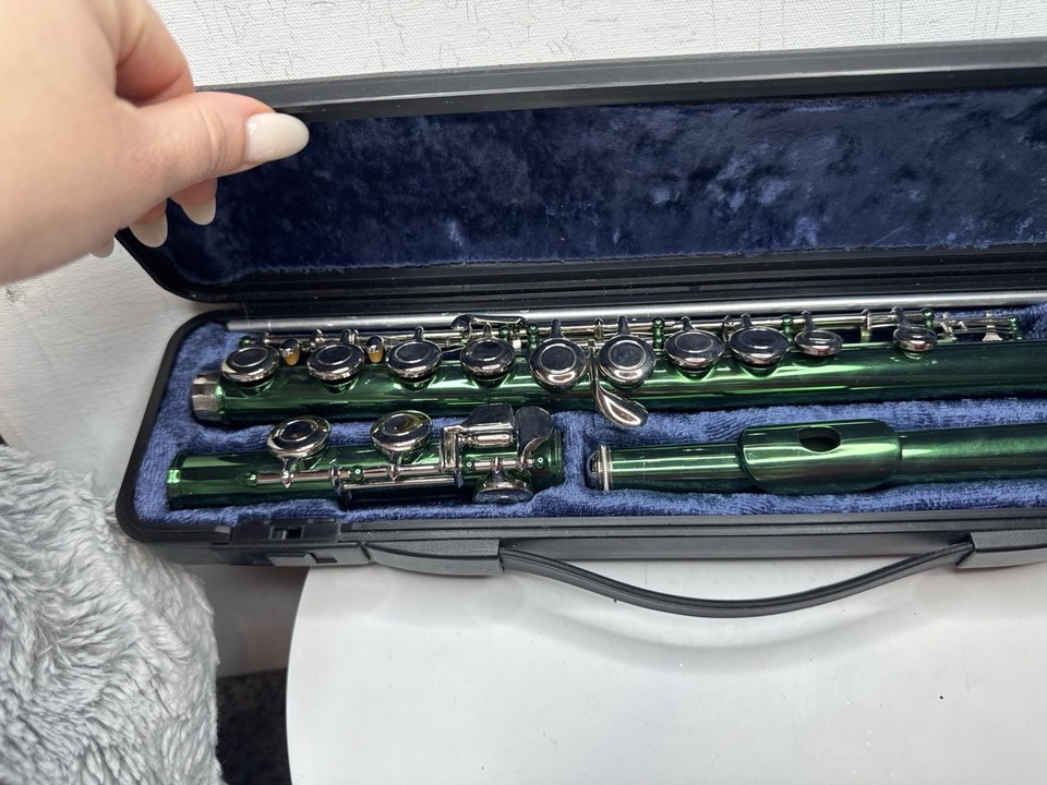 Green Translucent Flute – Designed by French | eBay