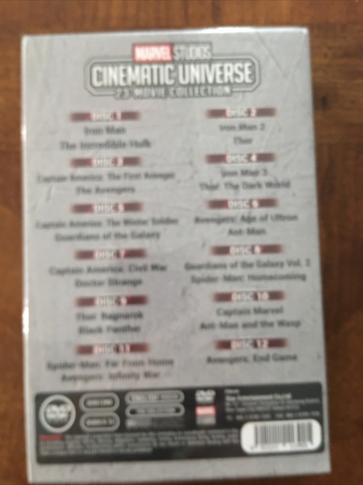 Marvel Studios Cinematic Universe 23-Movie Collection (12-Discs Box Set ...