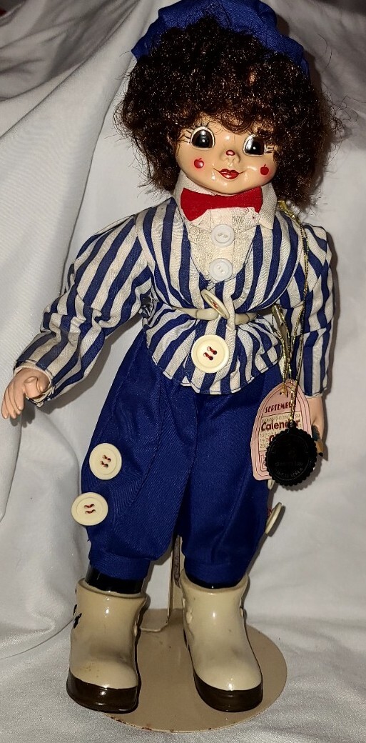 Brinns 1986 Calendar Clown September Doll 14" Limited Edition Made in ...