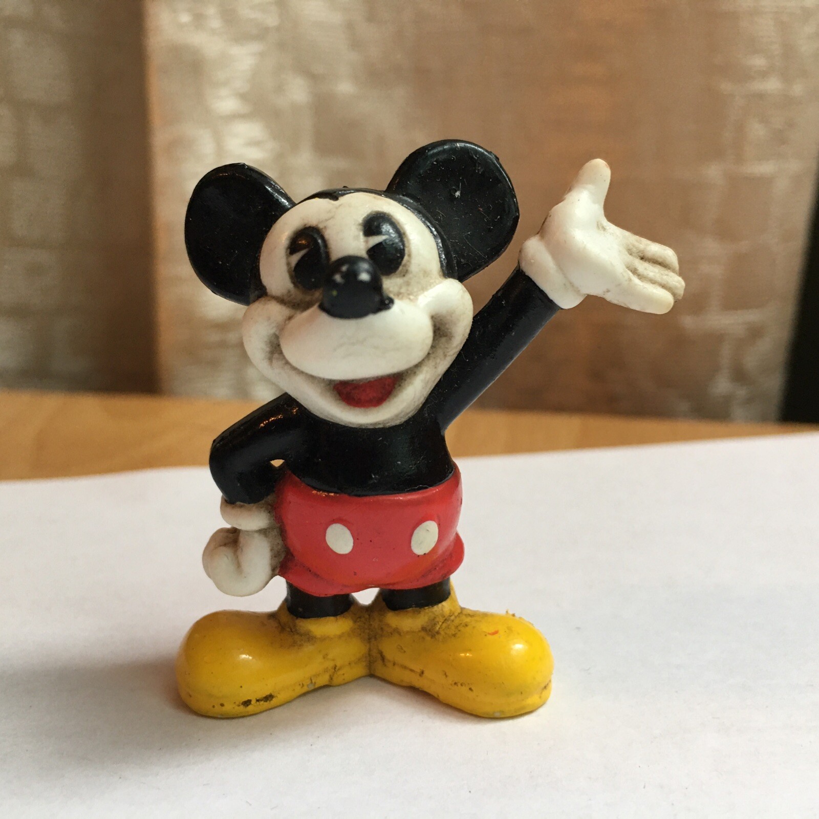 Vintage Disney Pie-Eye Mickey Mouse PVC Figure Toy | eBay