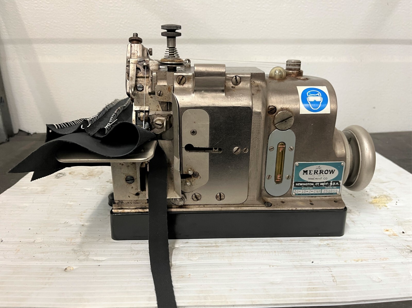 MERROW 70-1D-2-CNP SEAMER HEAD ONLY INDUSTRIAL SEWING MACHINE for sale ...