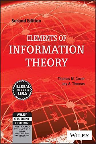 Elements of Information Theory 2nd Edition - Paperback By Thomas M ...