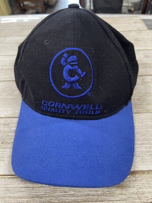 Cornwell Quality Tools Logo Black Hat Adjustable Hook/Loop Baseball Cap ...