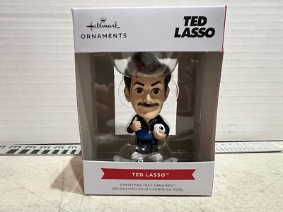 2023 Hallmark Ornament Christmas Tree Ted Lasso Soccer Ball Parks & Rec ...