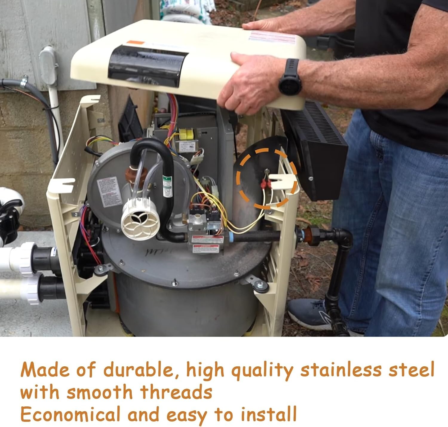 42002-0024S Stack Flue Sensor Replacement for Pentair Sta-Rite Master ...