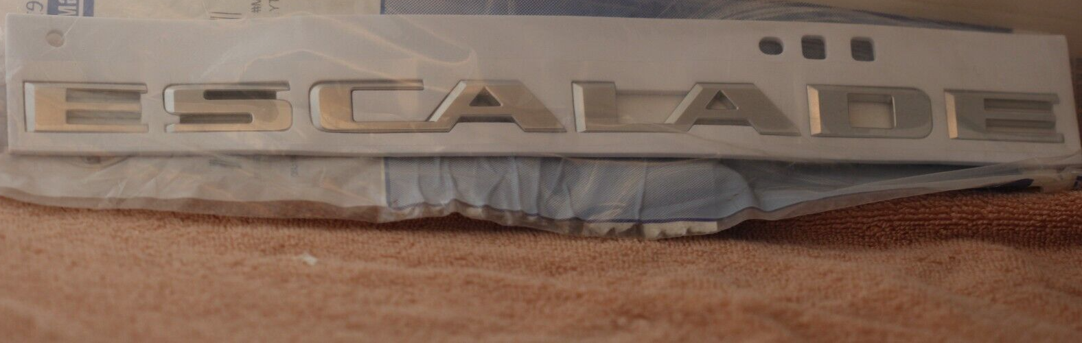 2015 Escalade Liftgate Nameplate Emblem Decal Sticker Chrome OEM ...