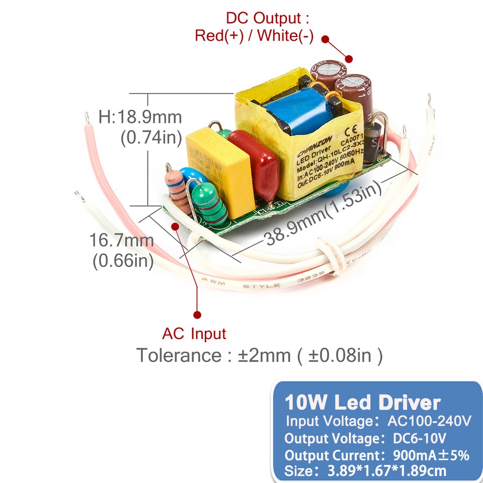 300Ma 450Ma 600Ma 900Ma 1500Ma Constant Current High Power Supply Cob ...