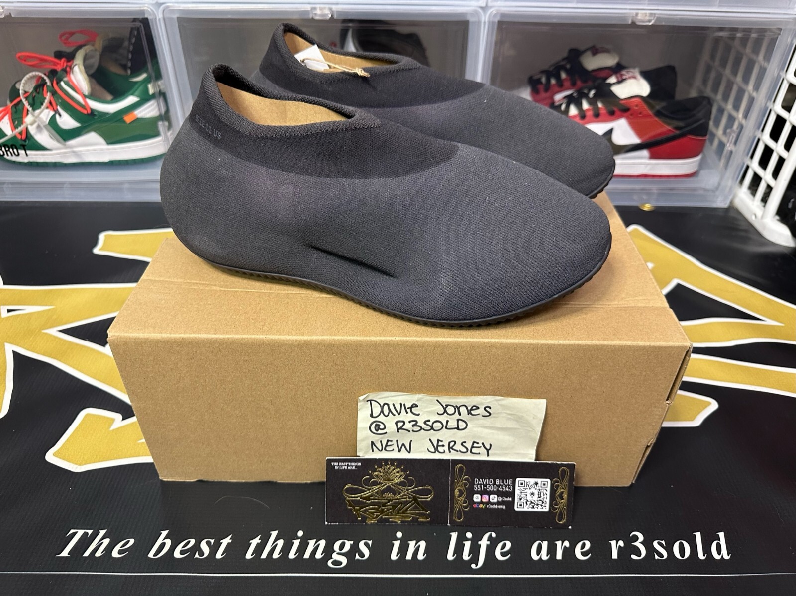 Size 11 - adidas Yeezy Knit Runner Low Fade Onyx for sale online | eBay