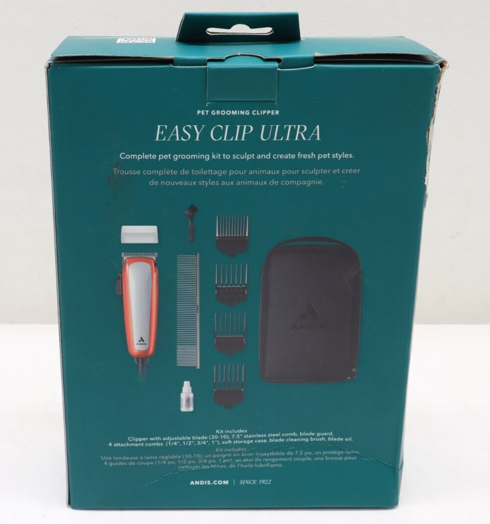 Andis RACA Easy Clip Ultra Clipper Dog Grooming Kit 60335 - Brand New ...