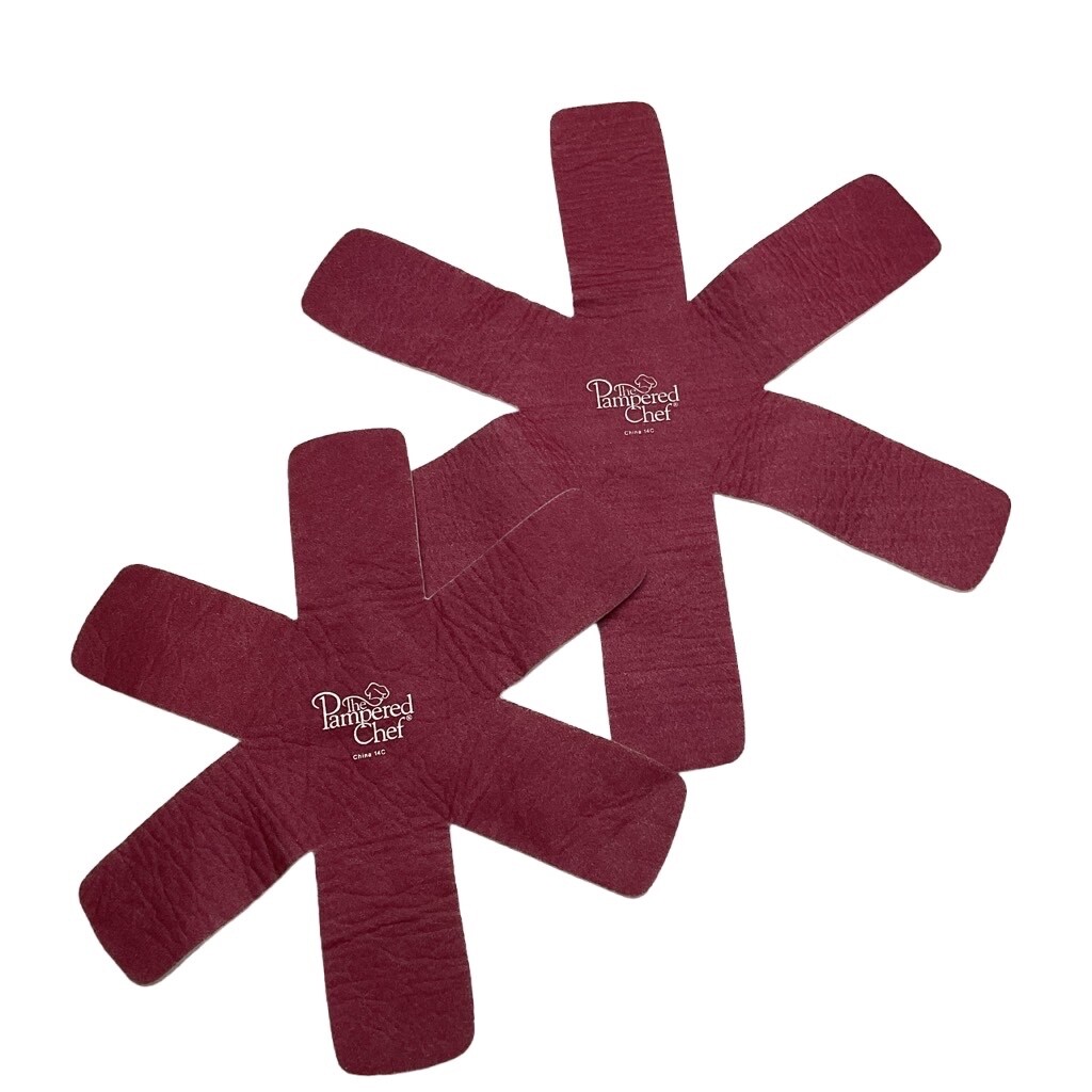 Pamperd Chef Cookwear Protecter Set of 2 Pot and Pan Protectors | eBay
