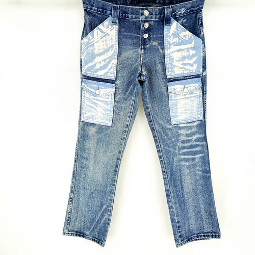 London Jean Womens Sz 4 Mid Rise Button Fly Cotton Jeans Cool Pockets ...