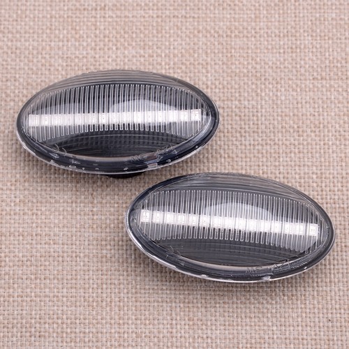 Fit For Mini Cooper R50 R52 R53 White LED Turn Signal Side Marker Light ...