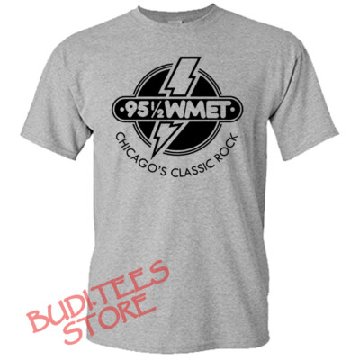Wmet 95.5 Radio Men's Grey Size S-5XL | eBay
