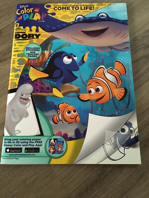 Finding Dory Color and Play with Stickers and Tracing Pages NEW | eBay