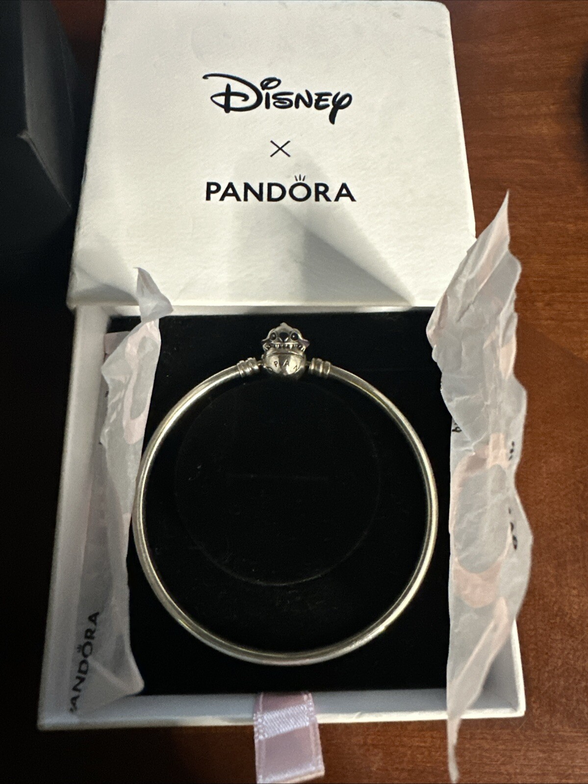 Pandora Moments Disney Stitch Biting Clasp Bangle Siz… - Gem