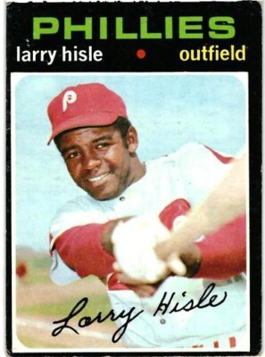 1971 TOPPS SEMI-HIGH # 616 - LARRY HISLE - PHILADELPHIA PHILLIES - VG ...