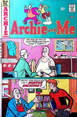 Vintage Archie Comic Book Archie and Me No. 81 February 1976 | eBay