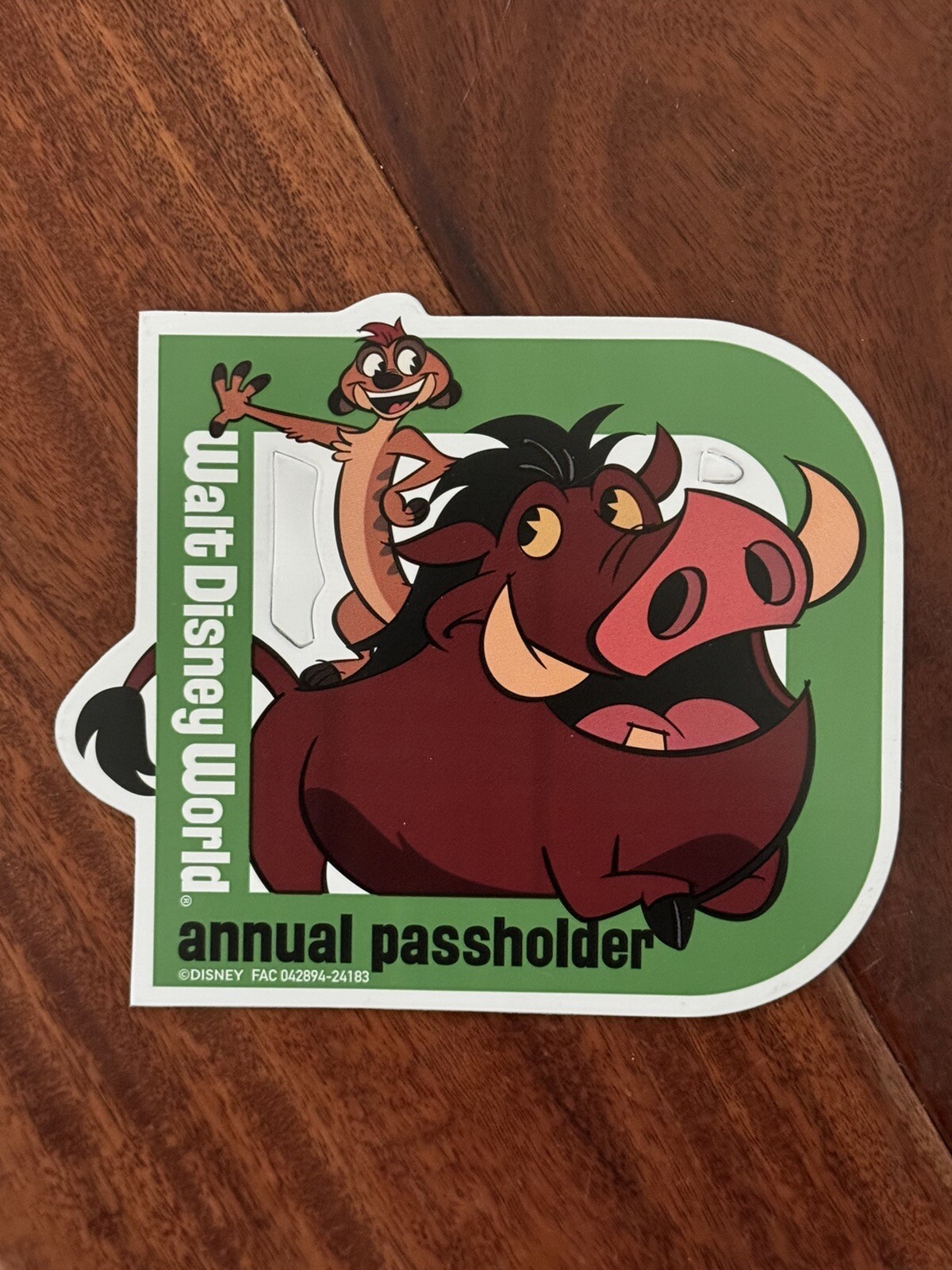 2024 Walt Disney World WDW Annual Passholder Pumba & Timon Magnet | eBay