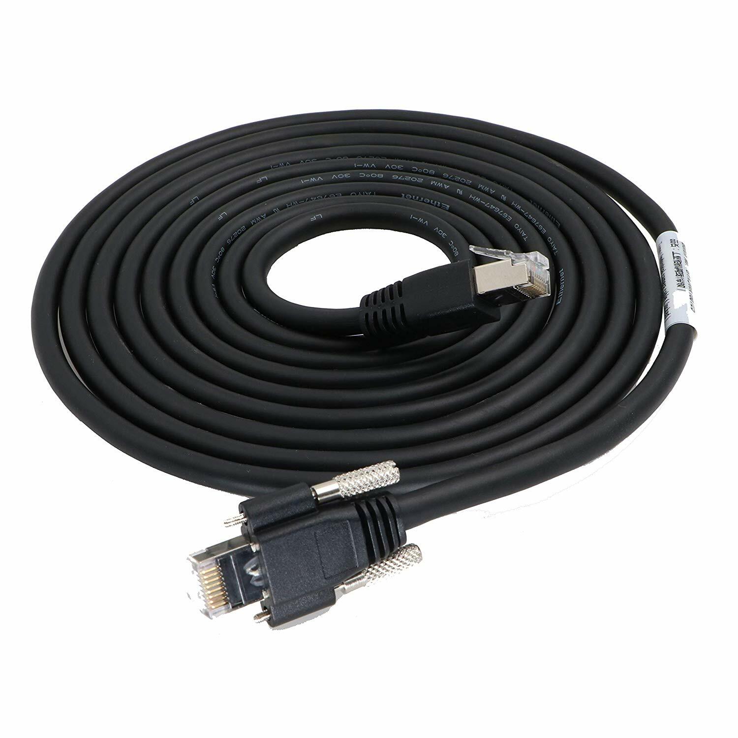GigE Cat6 S STP Screw Lock Horizontal RJ45 DrC Cable for Basler Cameras ...