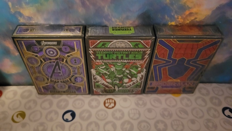 Theory 11 Playing Cards (TMNT, Spider-Man, Avengers (Lot Of 3) *New ...