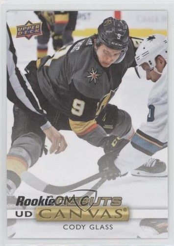 2019-20 Upper Deck Clear Cut Canvas Rookie Debuts Cody Glass #CD-CG RC ...
