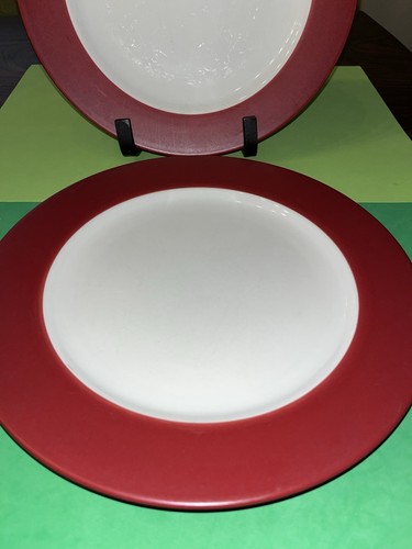 Noritake Colorwave Raspberry Red Dinner Plate Set Of 2 | eBay