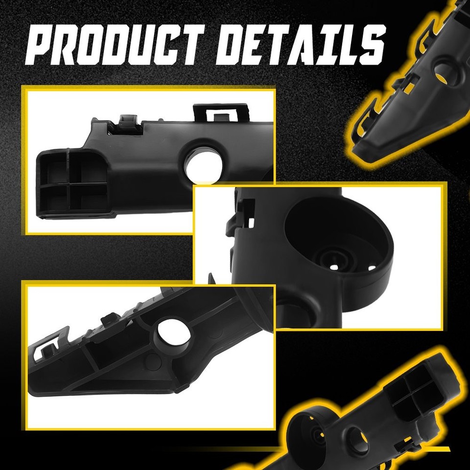 2X Rear Left&Right Lower Bumper Support Bracket For Infiniti Q50 2014 ...