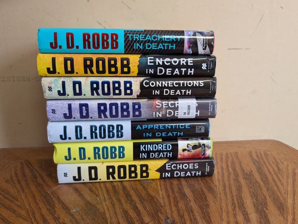 Lot 7 Hardcover Books J.D. Robb aka Nora Roberts In Death Series | eBay