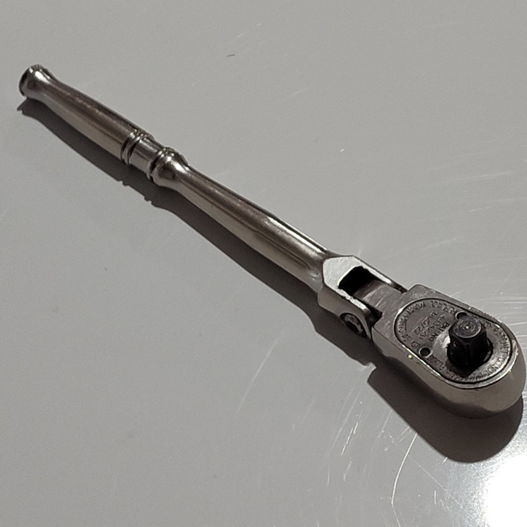 Snap On Tools Ratchet 1/4" Drive Flex Head Vintage USA No TM or Number ...
