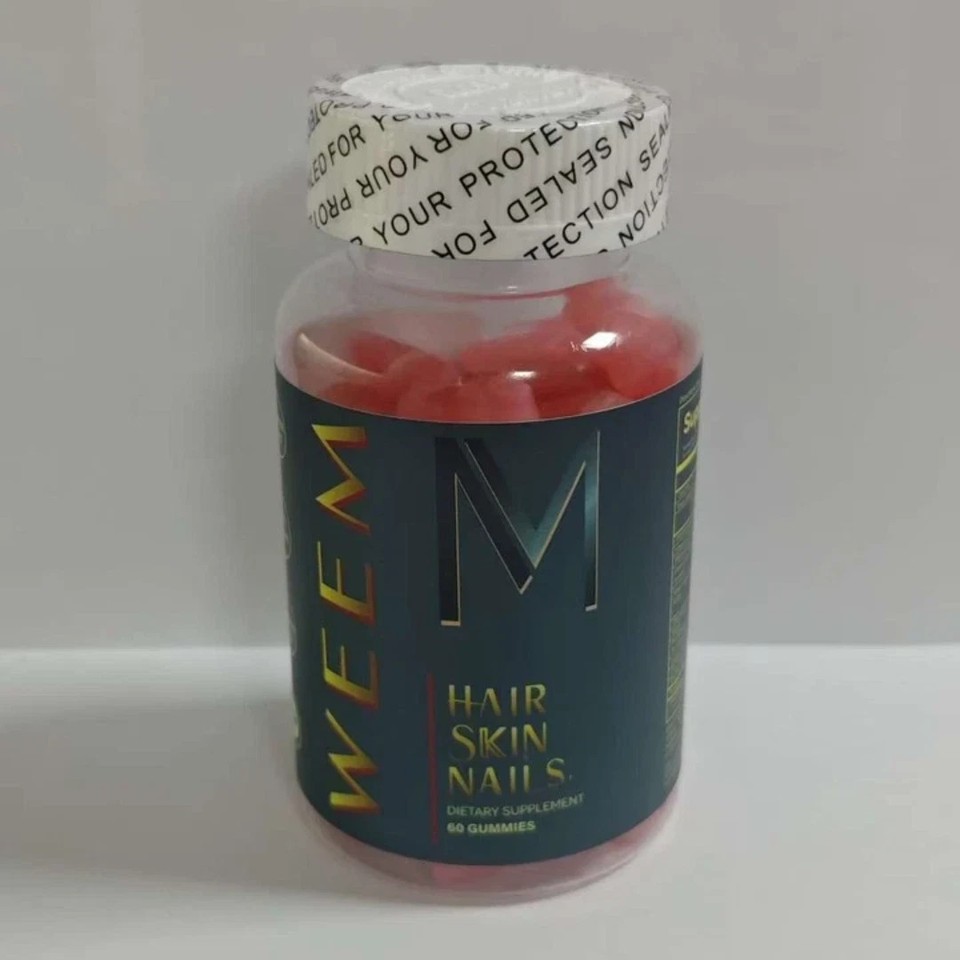 3 Packs WEEM Hair Skin and Nails Gummies, Vegan biotin Vitamins ...