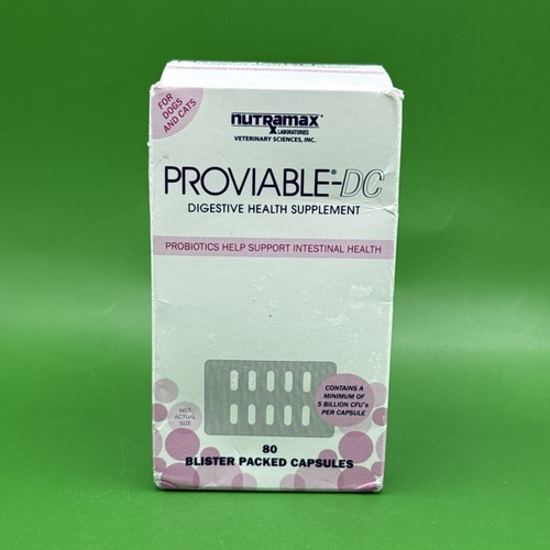 Nutramax Laboratories Proviable-DC Dog and Cat 80 Blister Packed Capsules 7/2025 | eBay