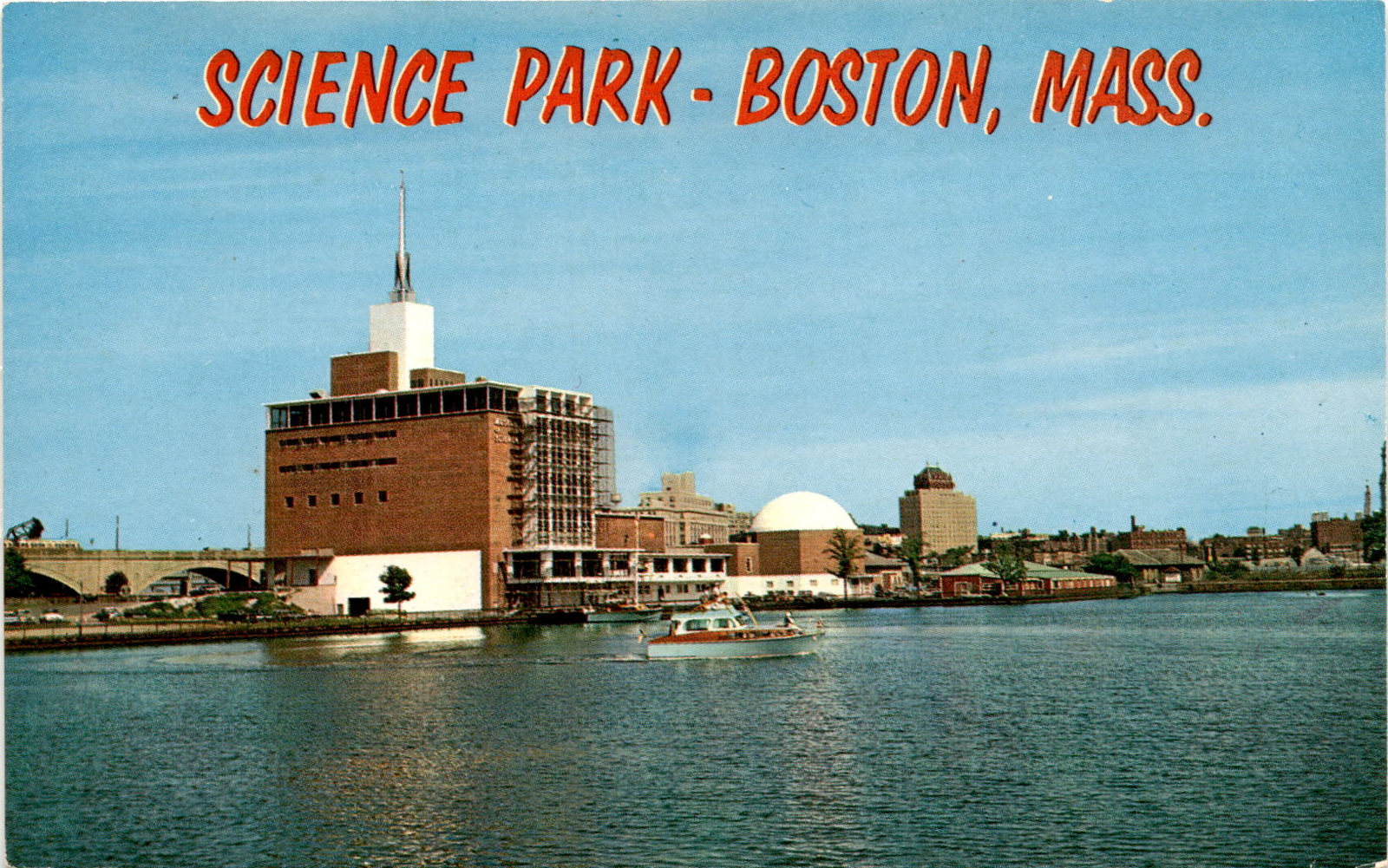 Vintage Boston Science Park Museum of Science Postcard | eBay