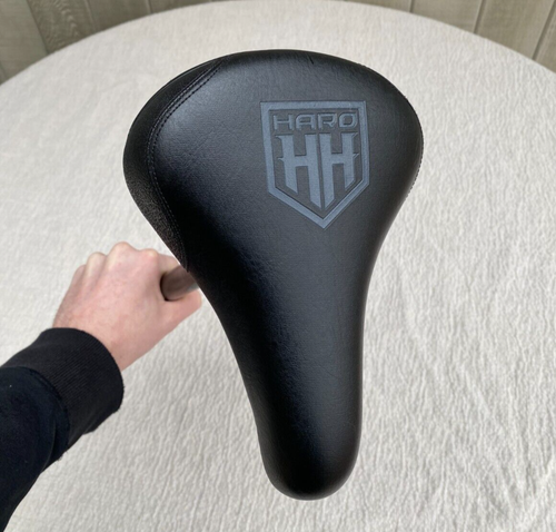 Mid School Haro HH Fat Padded Railed Bmx Seat w/ Seat Post Mirra Flair ...