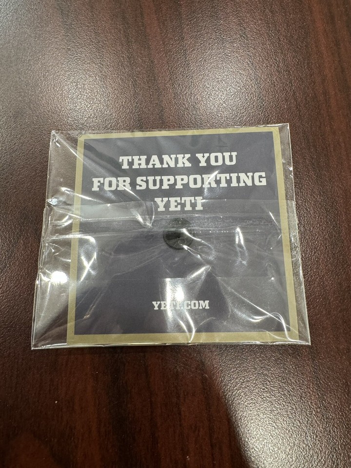 YETI Field Guide Pin - Gold Color🥇 - NWT RARE Collector’s Item HTF | eBay