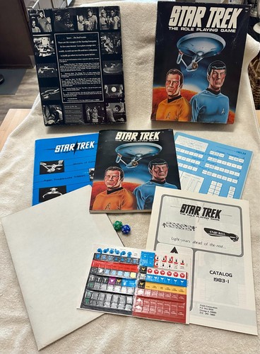 Star Trek Role-Playing Game Box Set FASA 1983 COMPLETE UNPUNCHED | eBay
