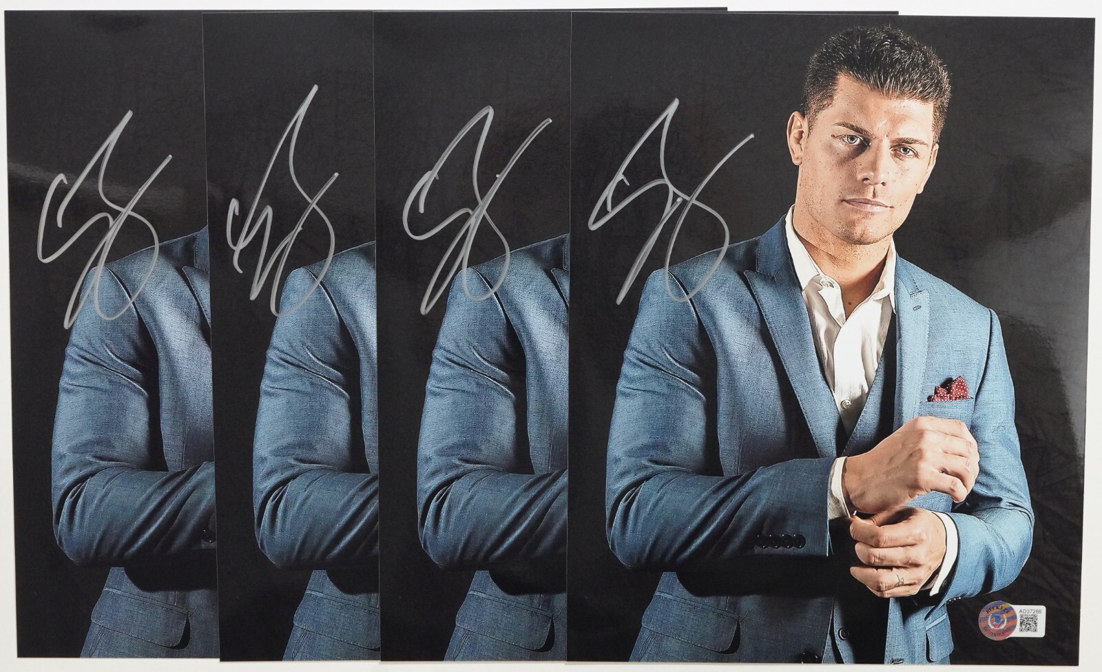 Cody Rhodes Signed 8x10 Photo BAS COA AEW WWE New Japan Pro Wrestling ...