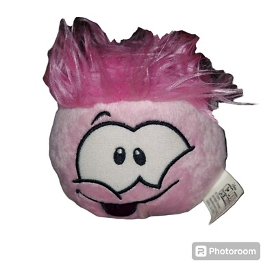 Club Penguin 4" Jakks Pacific Pink Puffle Plush Stuffed Toy | eBay